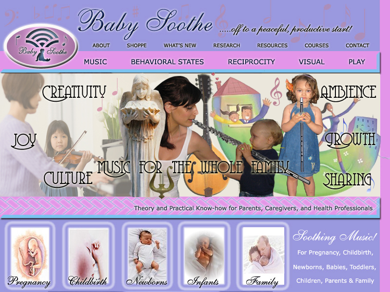 Baby Soothe - Music, Behavioral States, Reciprocity, Visual, Play